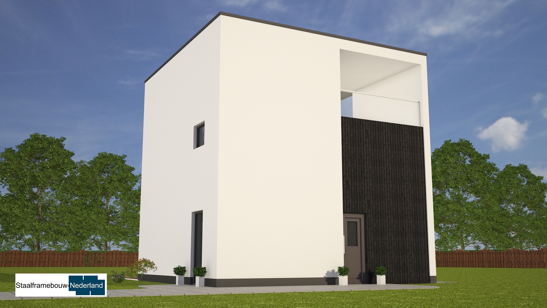 Moderne kubustische woning M111 - Staalframebouw Nederland | Duurzaam ...