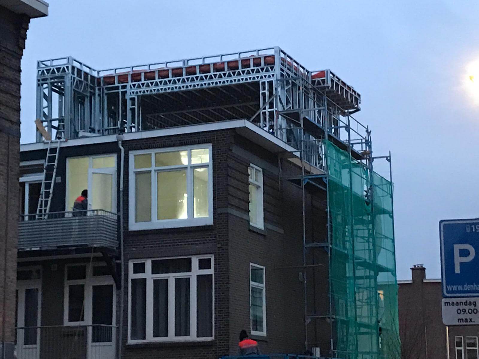 Optopping met Staalframe | Staalframebouw-Nederland